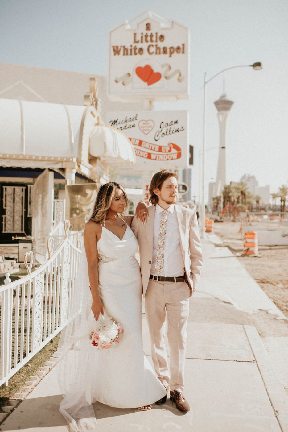 Corey & Kanani Chapel/ Neon Museum - Las Vegas Elopement Photography ...