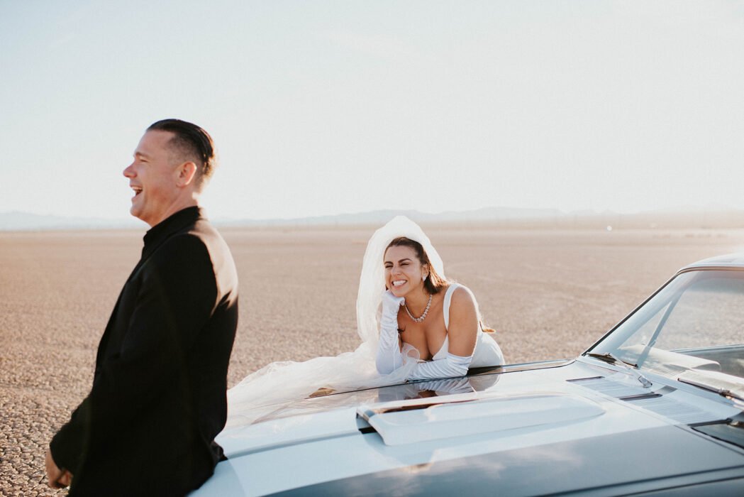 Dominique & Nick Dry Lake Bed Elopement - Las Vegas Elopement ...