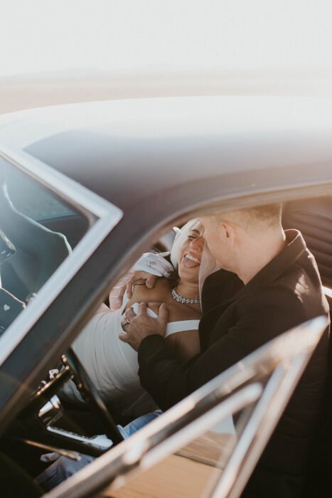 Dominique & Nick Dry Lake Bed Elopement - Las Vegas Elopement ...