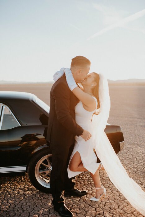 Dominique & Nick Dry Lake Bed Elopement - Las Vegas Elopement ...