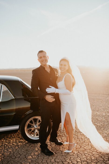 Dominique & Nick Dry Lake Bed Elopement - Las Vegas Elopement ...