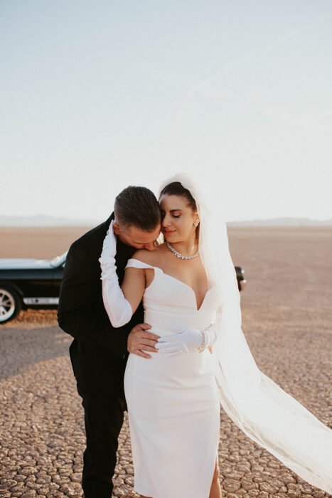 Dominique & Nick Dry Lake Bed Elopement - Las Vegas Elopement ...
