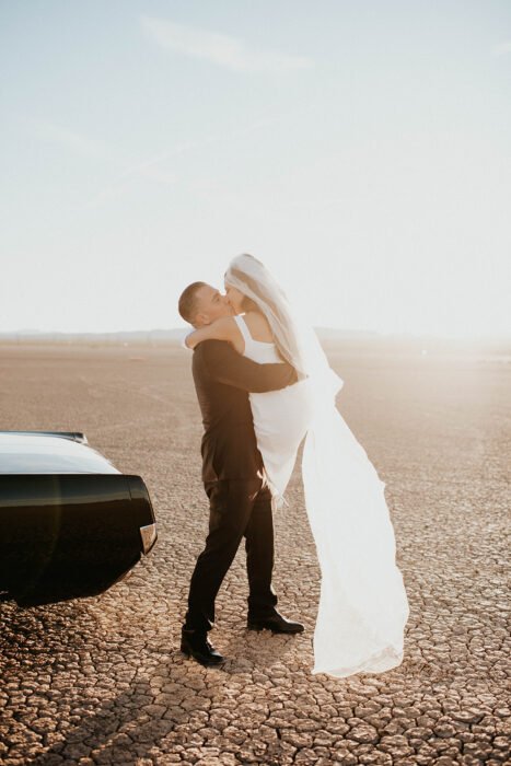 Dominique & Nick Dry Lake Bed Elopement - Las Vegas Elopement ...