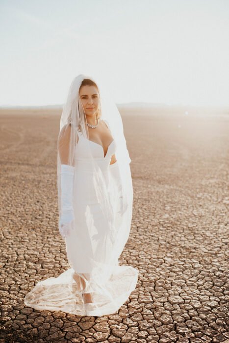 Dominique & Nick Dry Lake Bed Elopement - Las Vegas Elopement ...