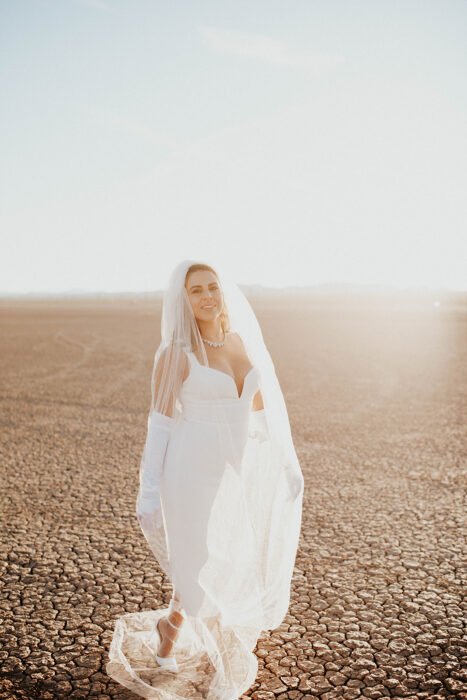 Dominique & Nick Dry Lake Bed Elopement - Las Vegas Elopement ...