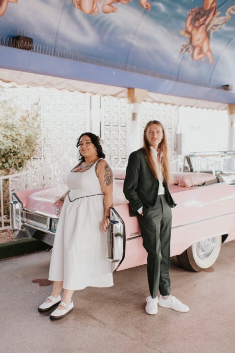Joslyn & Drew - Little White Chapel - Las Vegas Elopement Photography ...