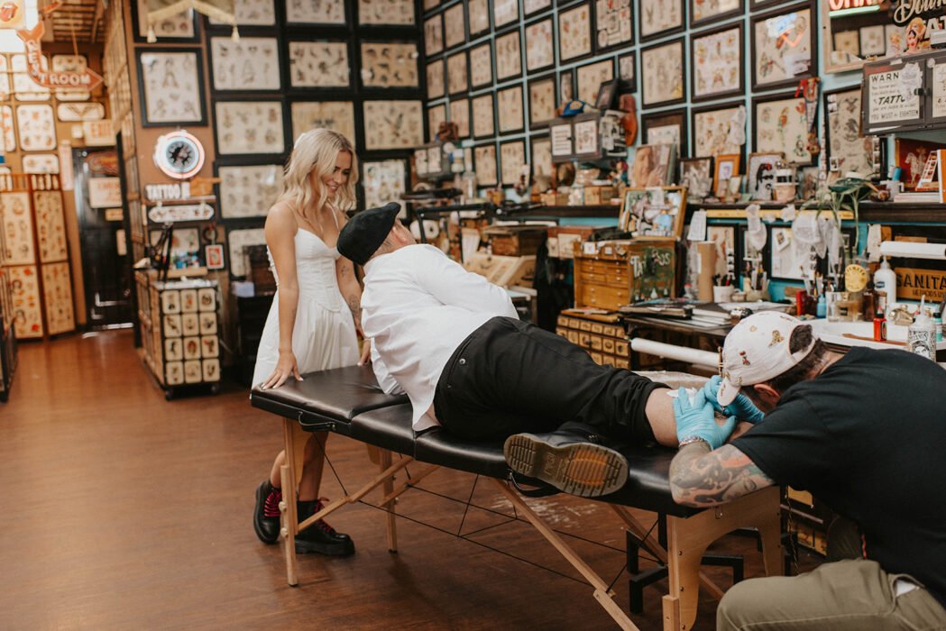 Megan & Lewis - Surething, Tattoo shop & Downtown Vibes - Las Vegas ...