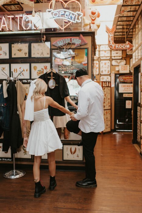 Megan & Lewis - Surething, Tattoo shop & Downtown Vibes - Las Vegas ...